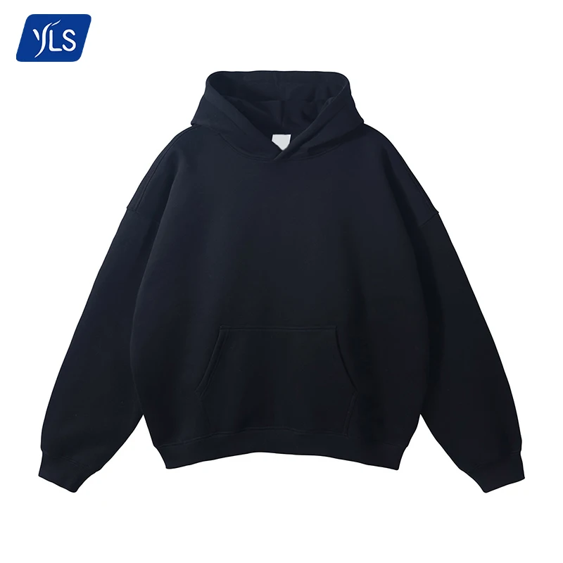 Yls Mens 2023 Winter Loose Velvet 350gsm Fleece Fashion Hoodie Men ...