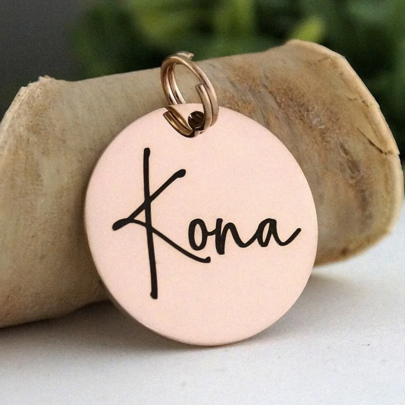 Personalised Puppy Dog Name Tag Stainless Steel Zinc Alloy Sublimation ...