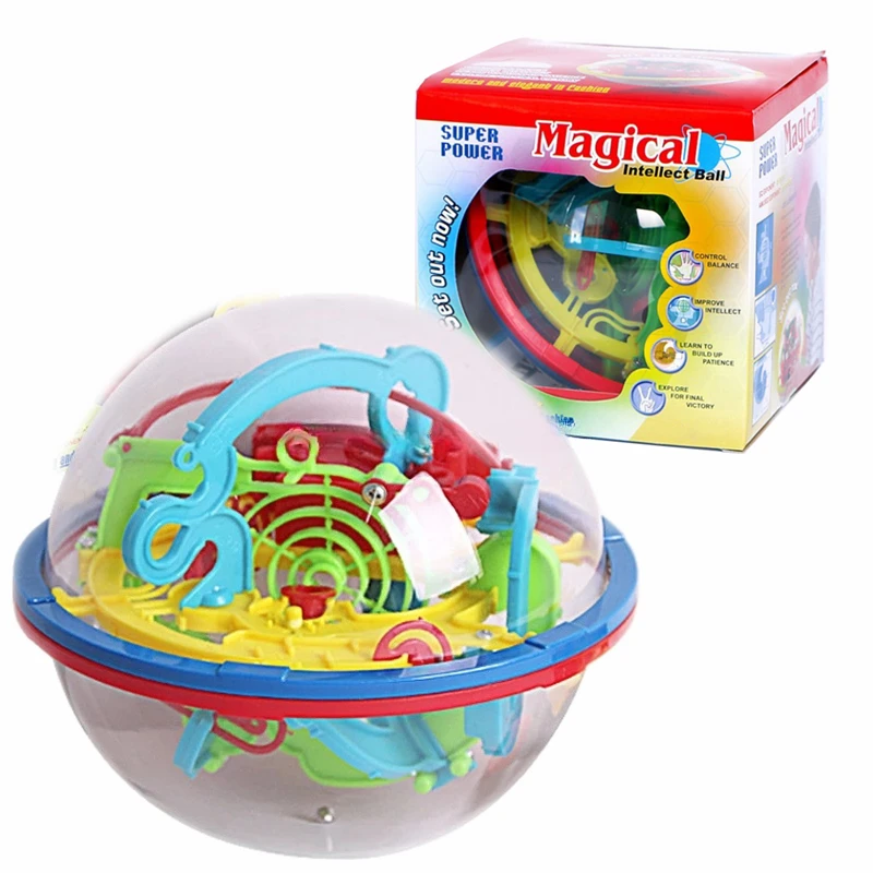 Maze Ball 100 Barriers Maze Puzzle Game Intellect 3D Labyrinth Magic ...