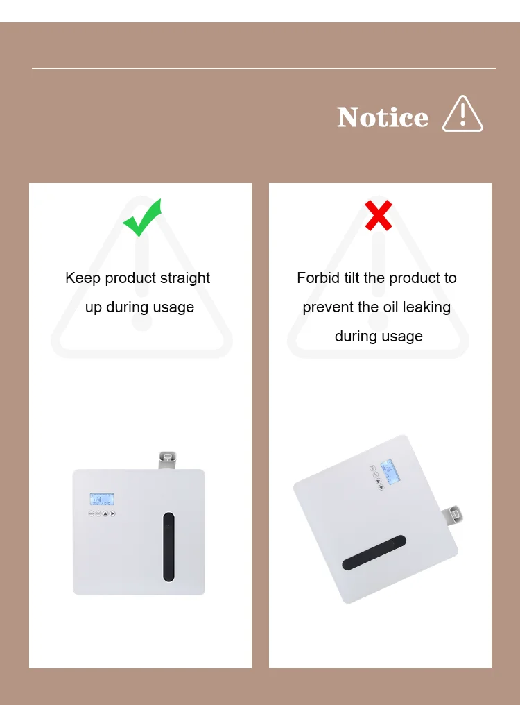 OEM High-End Electric Aroma Diffuser Quiet Heavy Mist LCD Status ...