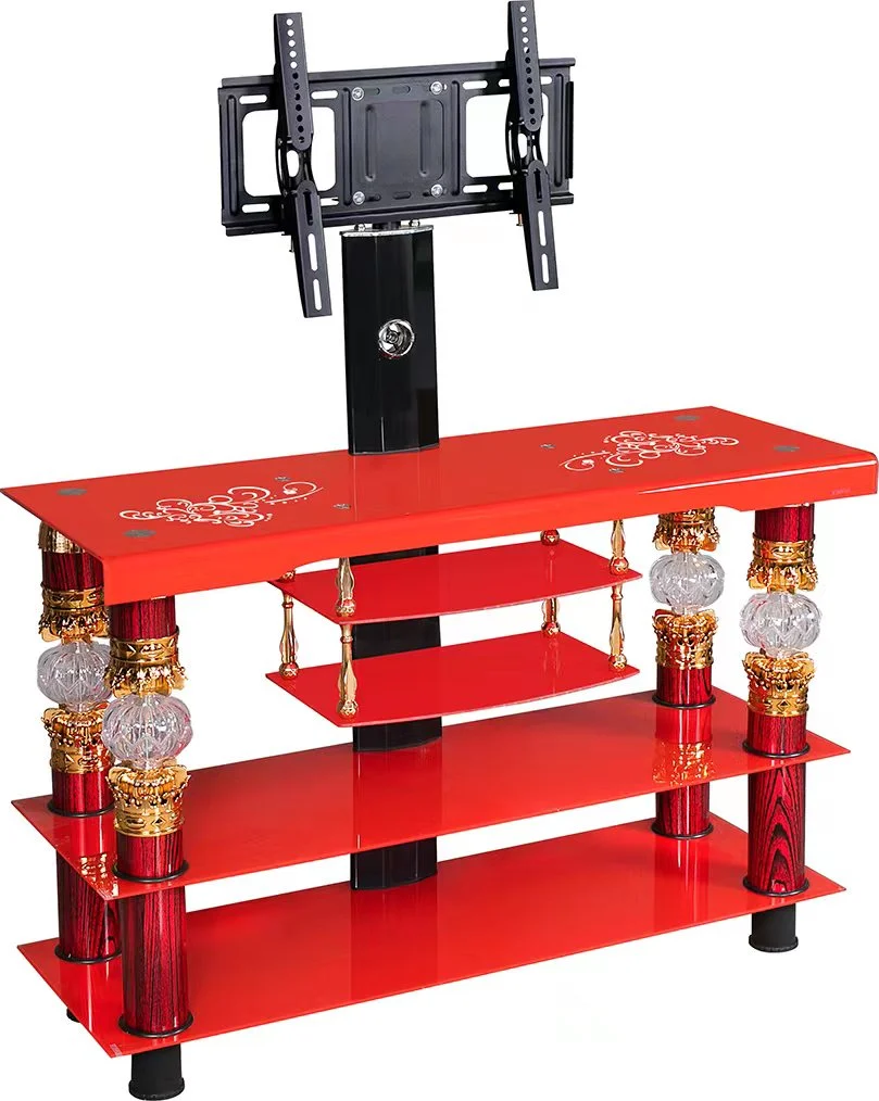 Factory Best Color Design TV cabinet TV Table Glass Top TV Display ...