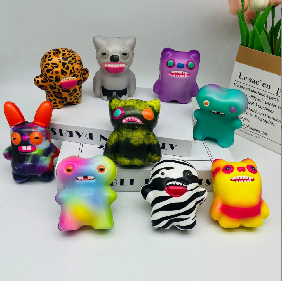 2025 New Squeeze Ugly and Cute Tooth Monster Slow Rising Toy Squishy ...