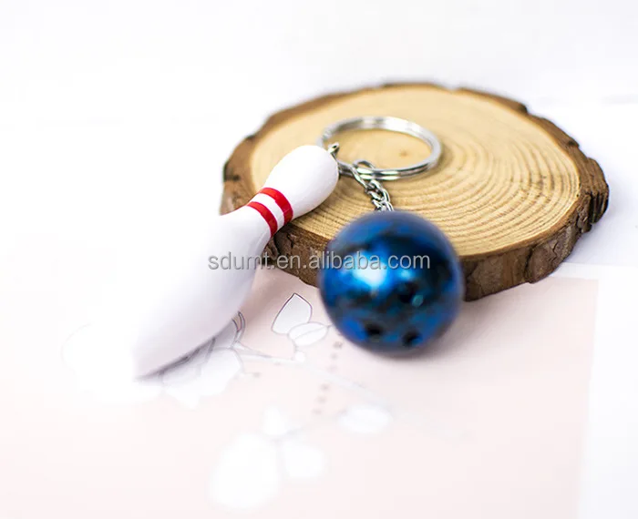 Resin Bowling Key Ring Gifts Bowling Ball Keychain And Bowling Key ...