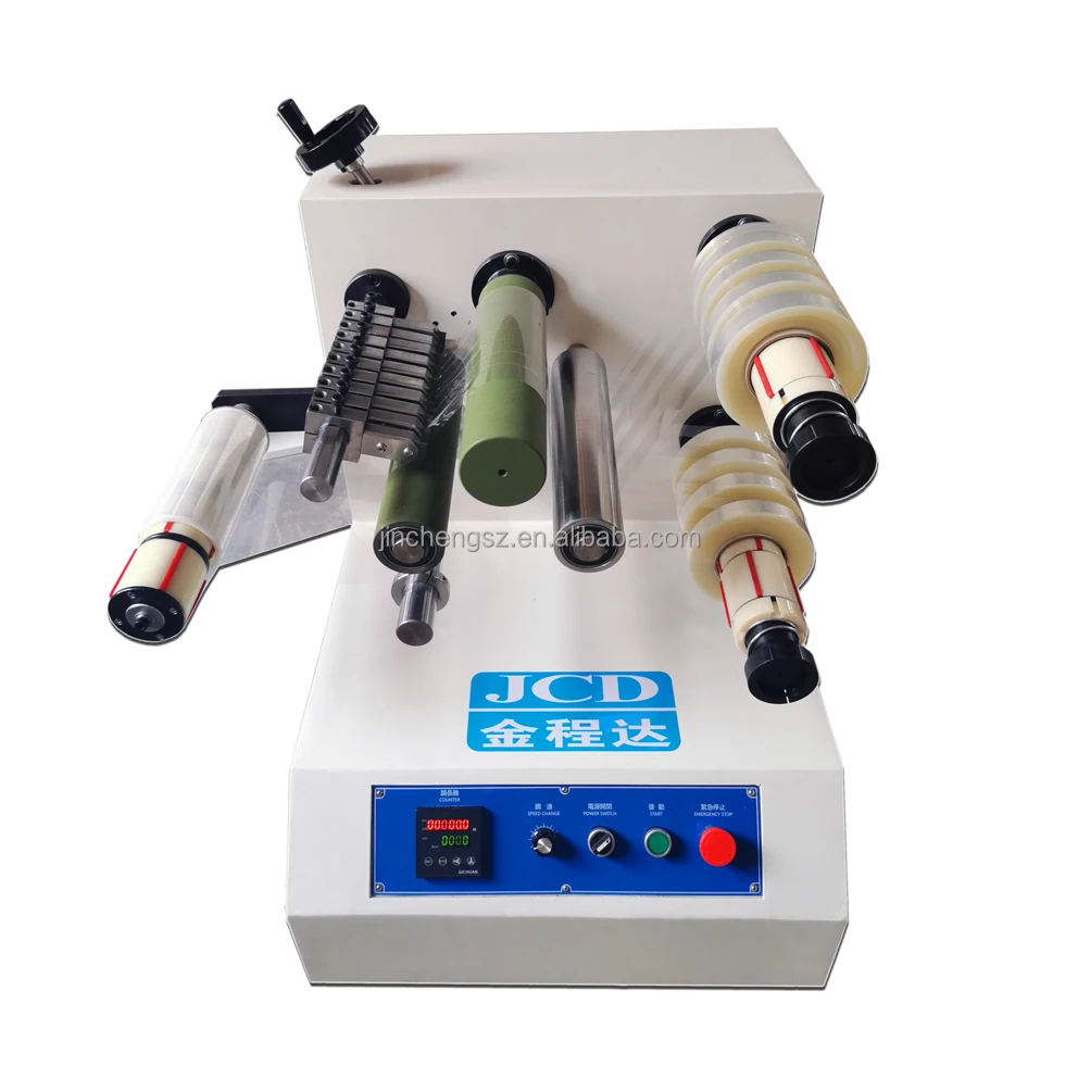 Mini BOPP Gum Tape Roll Cutting and Rewinding Machine