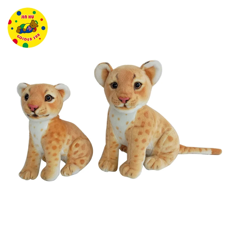 Custom Cute Forest Wildlife Lifelike Cheetah Stuffed Animal Plush Toy ...