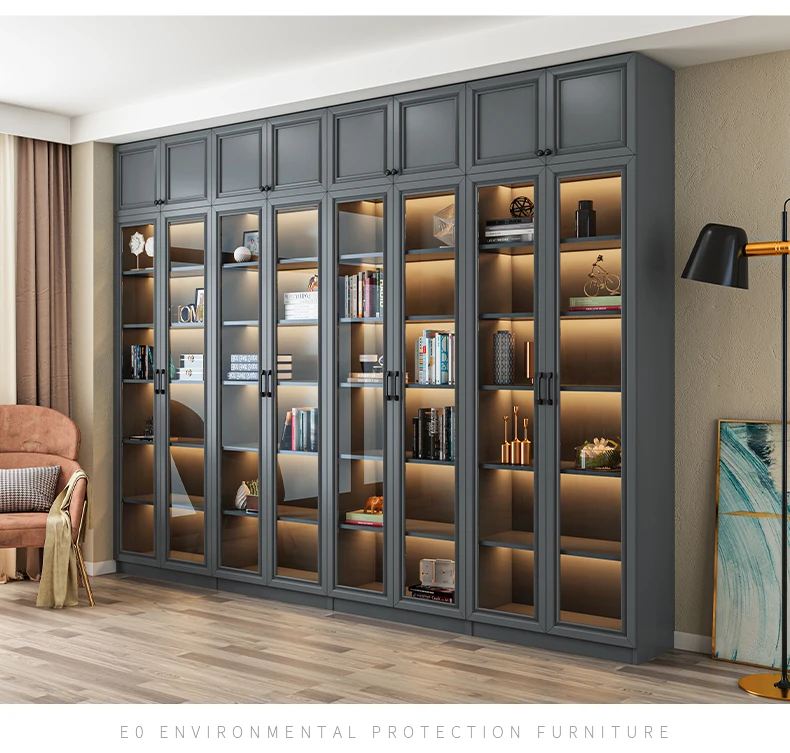 Bookshelf Design Living Room Bookshelf Partition Decorative Storage Cabinet White Book Shelvese ...