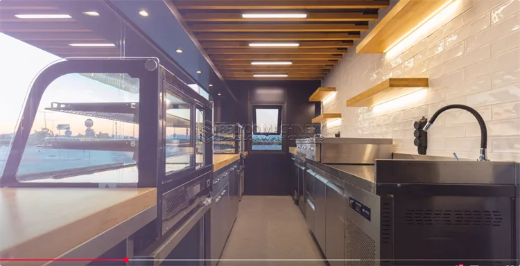 Belyoo BBQ Concession Trailer - Fully Equipped Mobile Shop