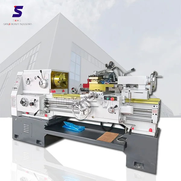 High Quality Universal Lathe Horizontal Flat Bed Lathe Manual Metal ...
