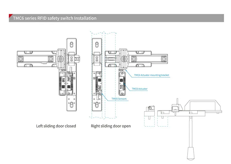 Inductive Safety Latch Switch Rectangular Slide Handle SLC Brand ...