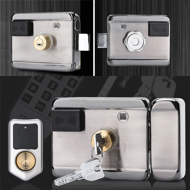 Access Control Machine Compatible Smart Electric Lock Autolock Battery ...
