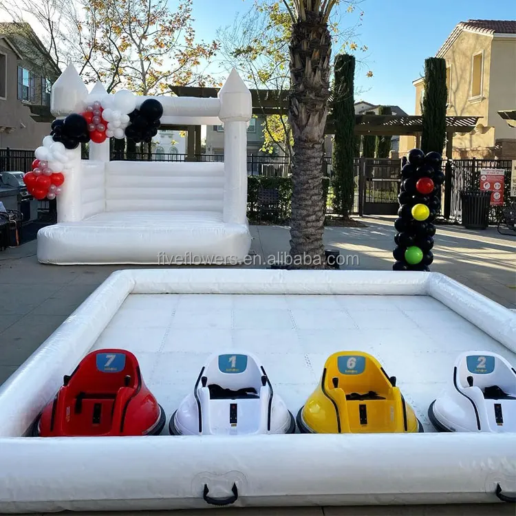 Bumper Car Racing Toy Blow up Arena Inflatable Race Track with air ...