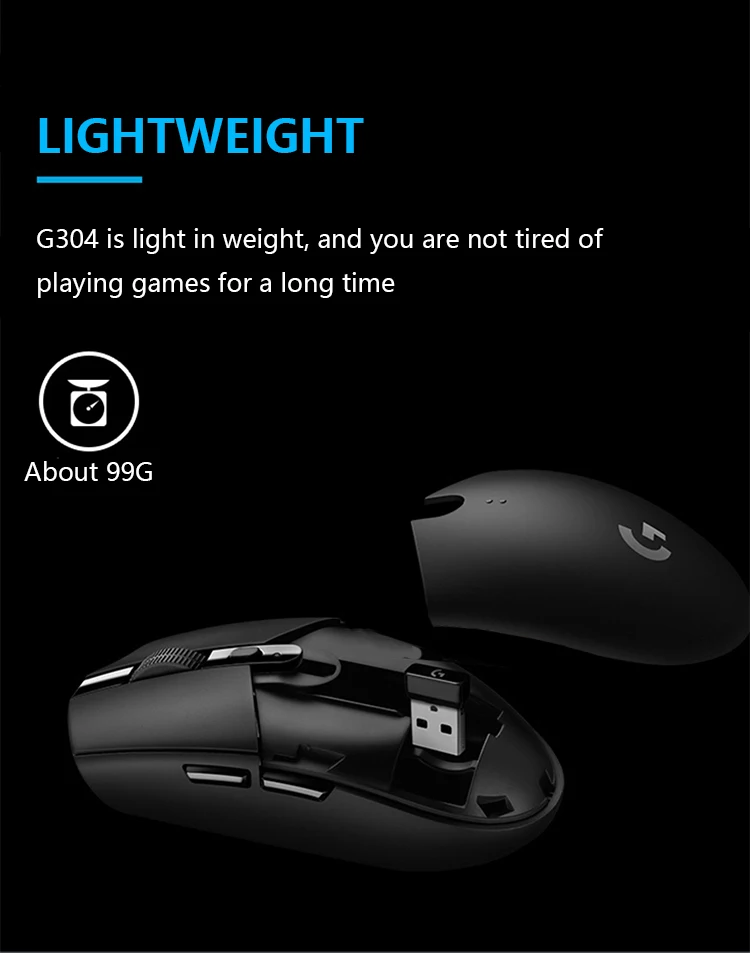 Logitech G304 Wireless Mouse Game E-sports Peripheral Programmable ...