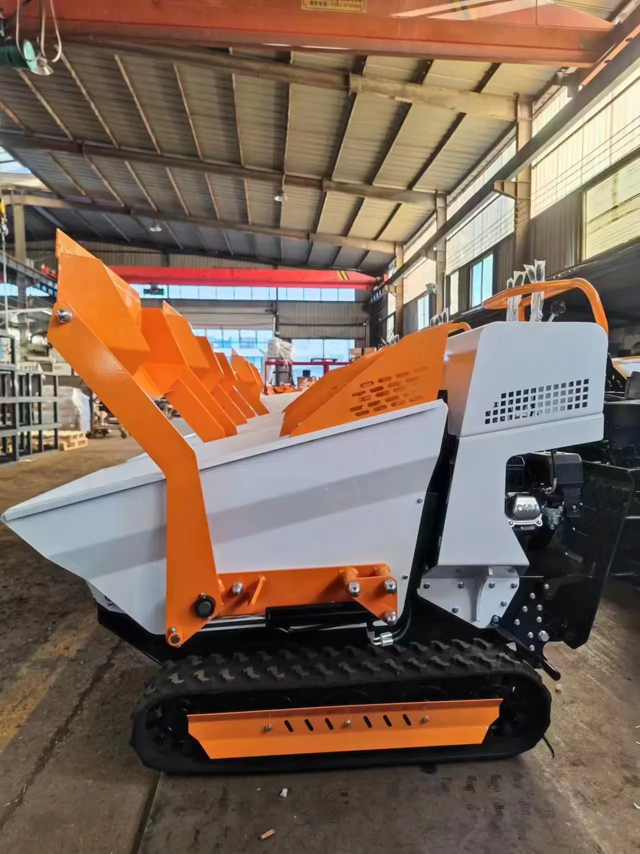 Gasoline Powered Mini Wheelbarrow Transporter 500kg 800kg