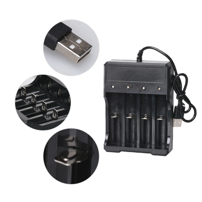 CROWN C 4 Slot Battery Charger - Fast & Reliable Charging