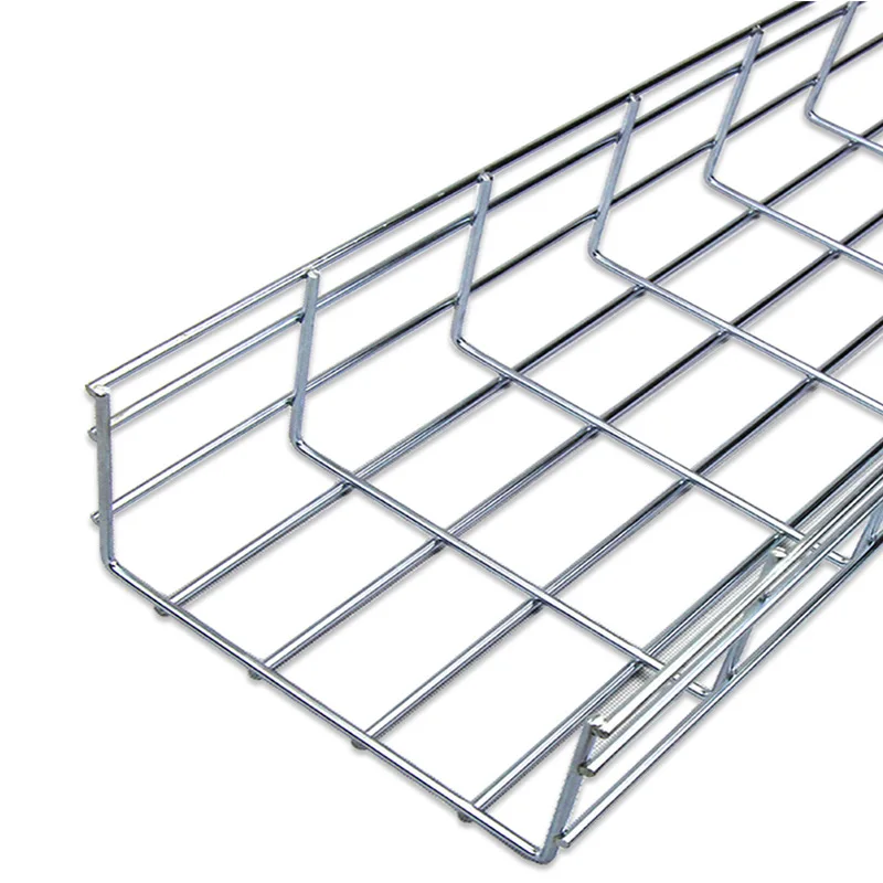 Grid bridge Galvanised Wire Mesh Basket Cable Trays Transportation fast ...