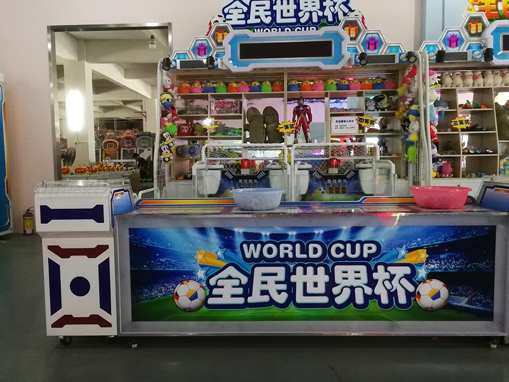 RongXiang Factory's Mini Double Player World Soccer Coin Pusher Machine ...
