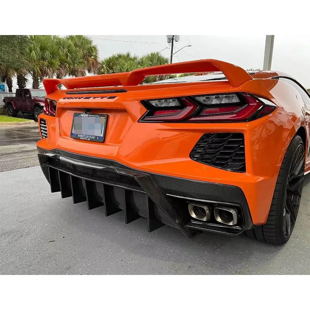 Carbon Fiber Rear Diffuser for Chevrolet Corvette C8 2019