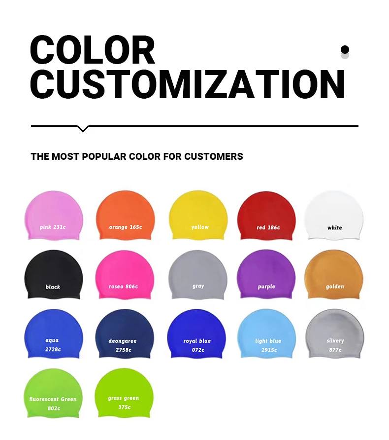 Factory Sell Swimming Cap Olympics Seamless Swim Cap For Wholesales ...