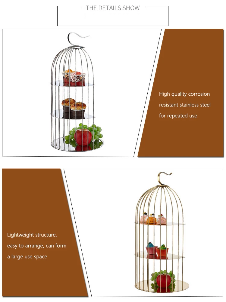 Hotel Restaurant Wedding Gold Buffet Party Food Display Catering Stand ...