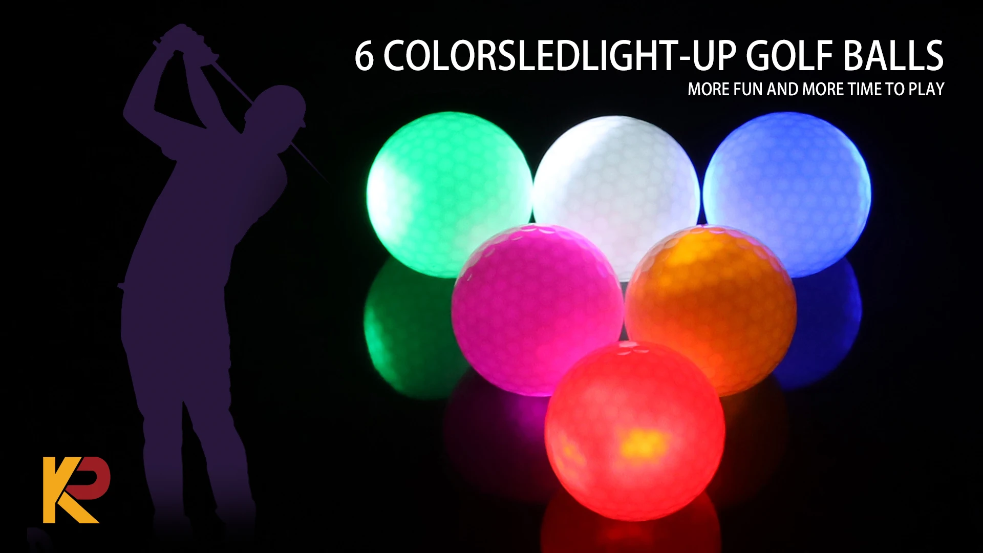 Wholesale Constant Light Up Glowing Golf Balls Golf Tees Colored ...