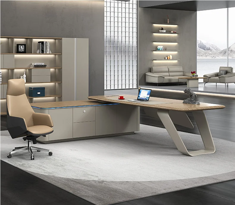 Modern Luxury Computer Working Table for Boss Home Office