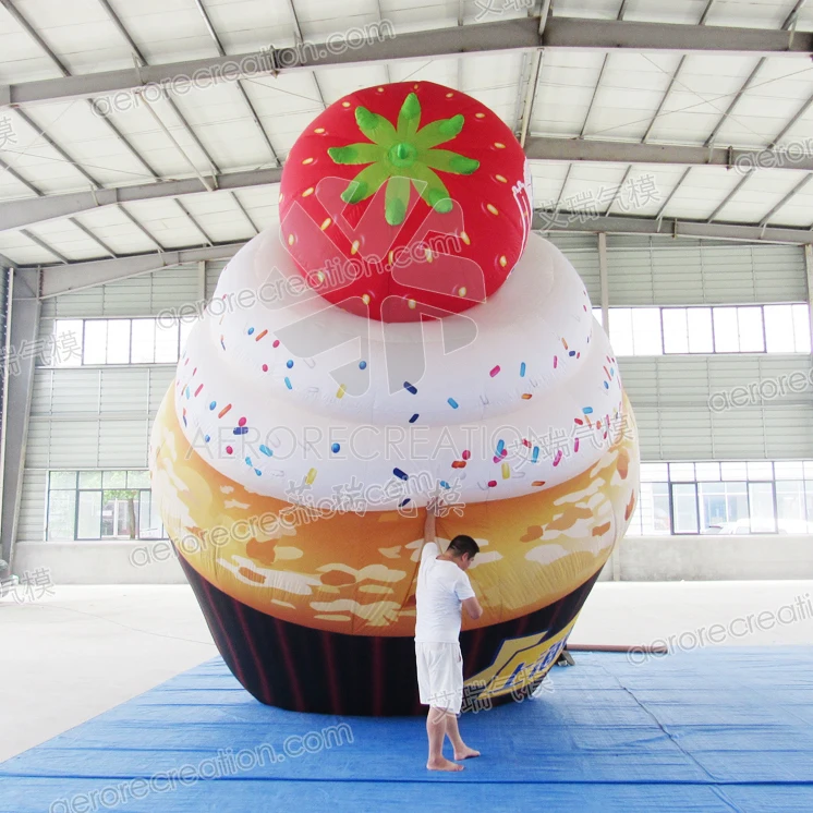 Aero Promotional Lighting Inflatable Food Replicas Giant Custom ...
