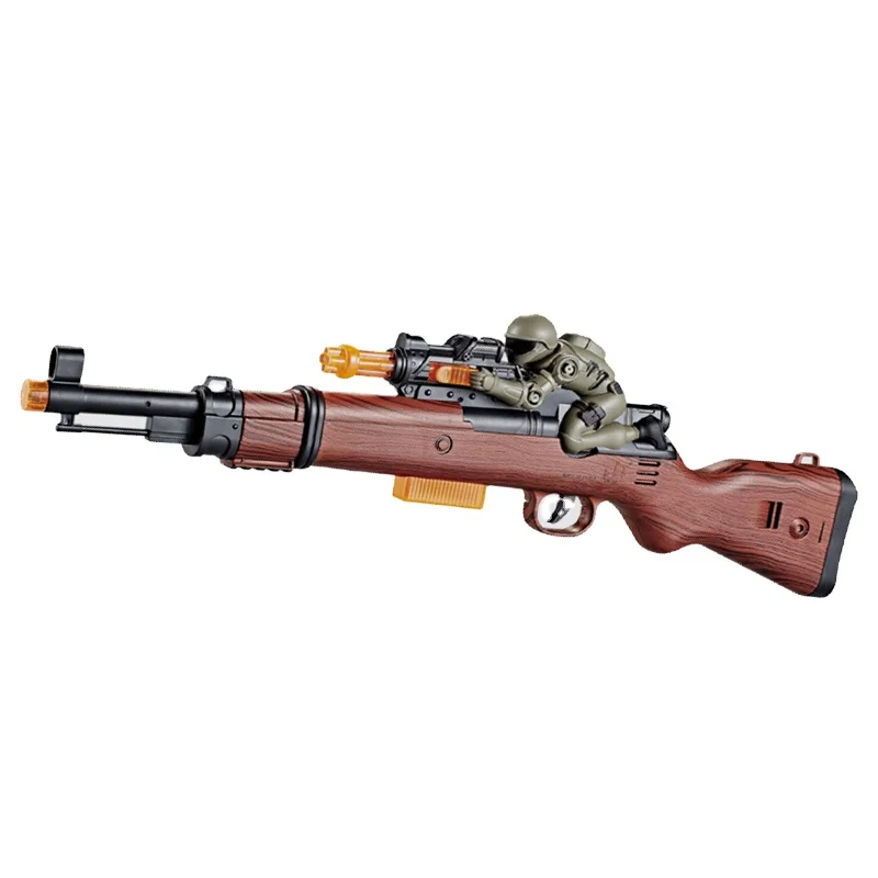 Plastic Electric Gun Toy 98K Army Toy Gun Soldier Children Military Toy ...