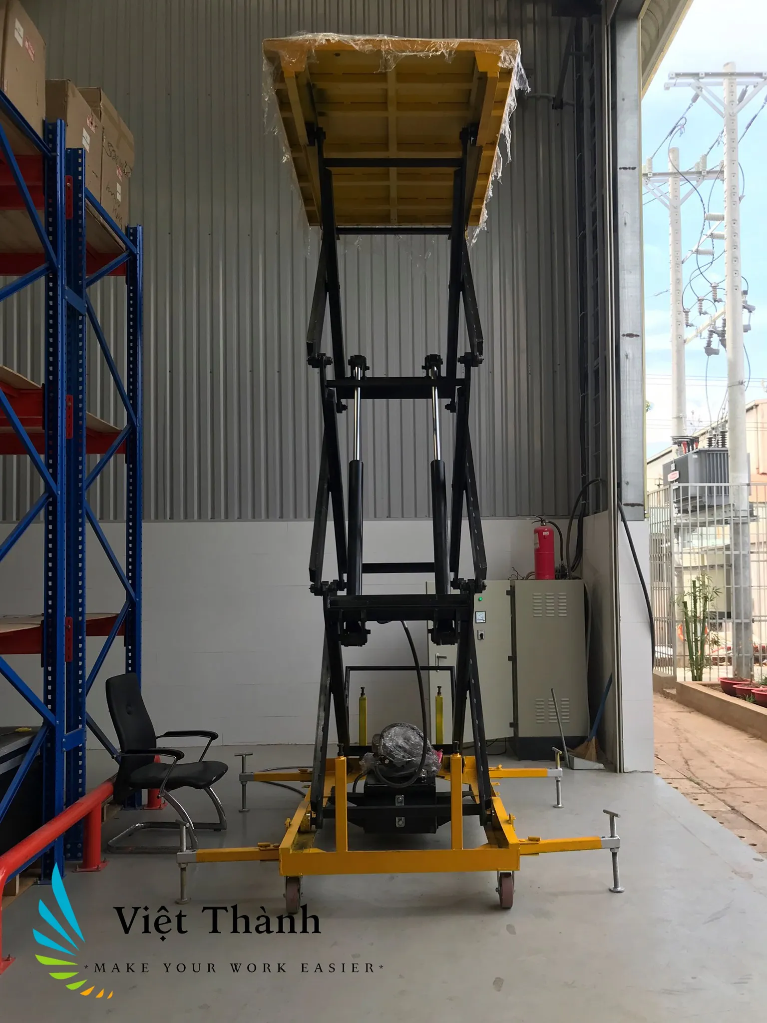 Hydraulic Scissor Lift Table Electric Multi-stage Lift Table Engine ...