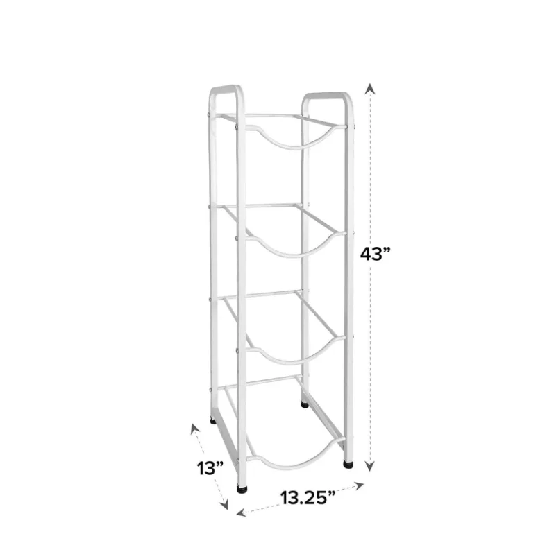 4 Tier Water Gallon Stand Stable Storage Rack For 5 Gallon Water - Buy ...