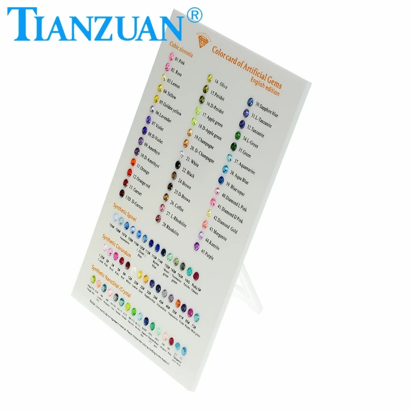 All Colors Synthetic Cubic Zirconia Corundum Ruby And Sapphire Spinel ...