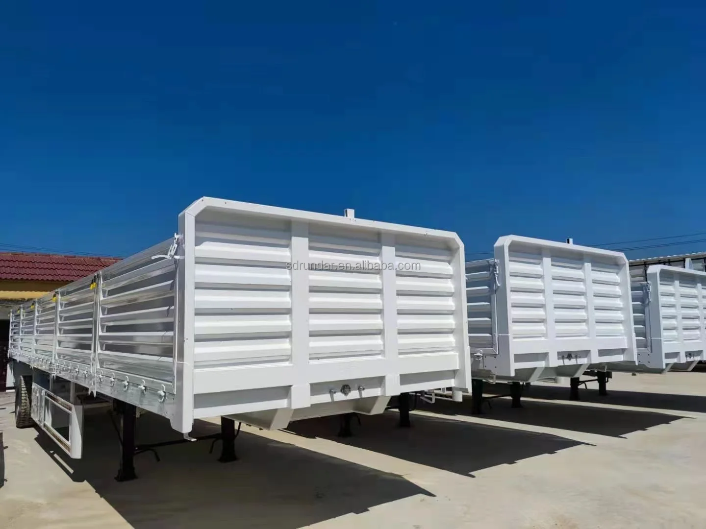 3 Axles Cargo Truck Van Trailer - Heavy Duty & Versatile