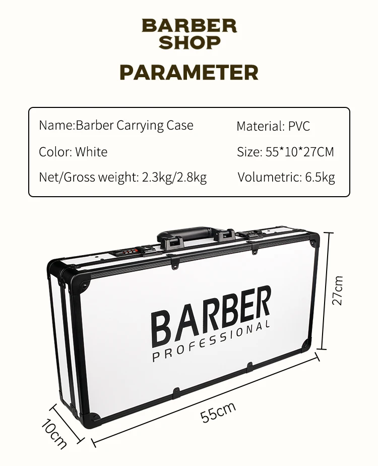 Professional Barber Shop Multifunction Hair Salon Tool Box