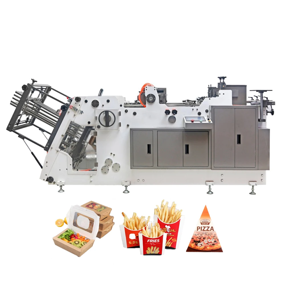 Automatic Disposable Snack Hotdog Kraft Paper Box Machine