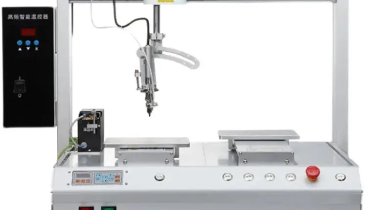 Automatic Soldering Md-double Platform Desktop Double Y And Four Axis ...