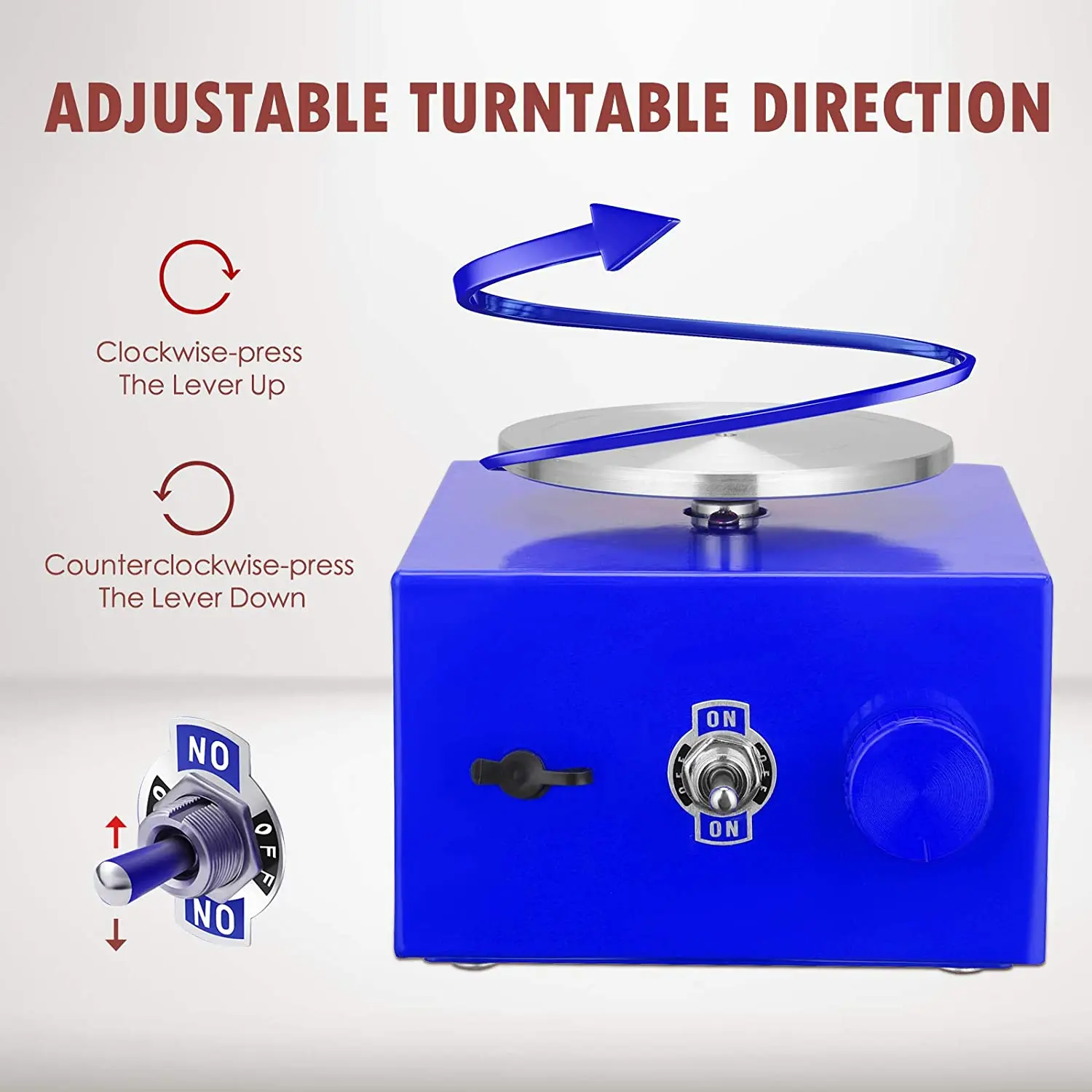 Mini Pottery Machine Diy Adjustable Speed Clay Machines Electric ...