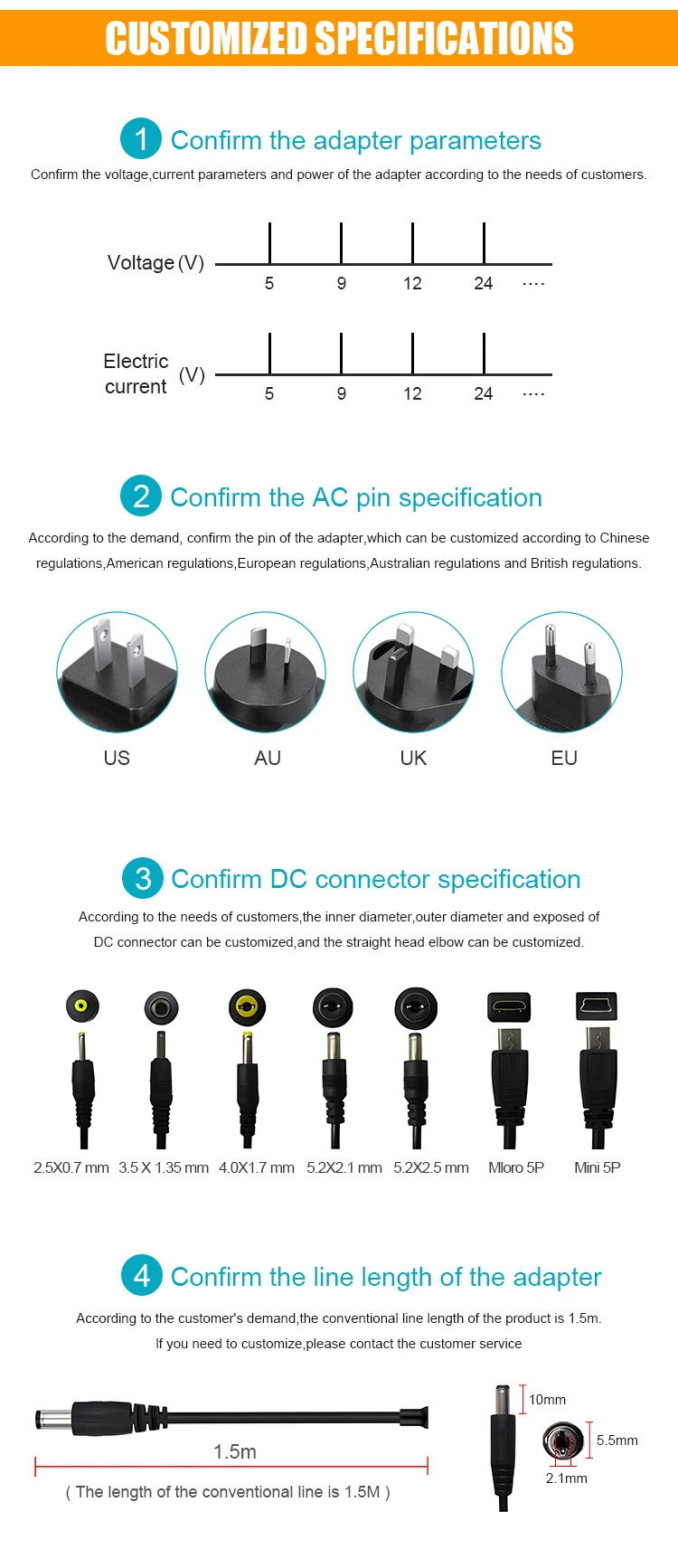 Universal 12v 1000ma Adapter International Power Adaptor - Buy ...