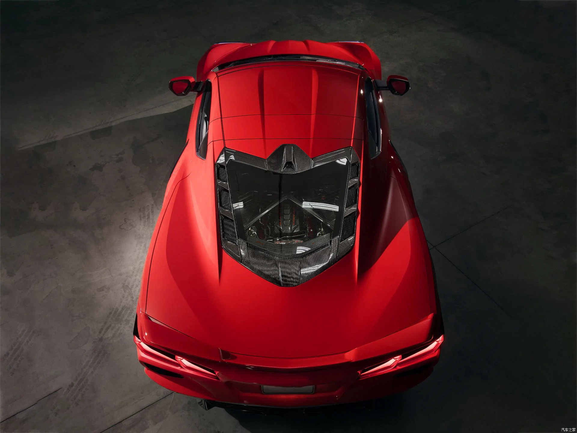 For Corvette C8 Coupe 2020+ Rear Window Hatch Vent Cover Roof Rear ...