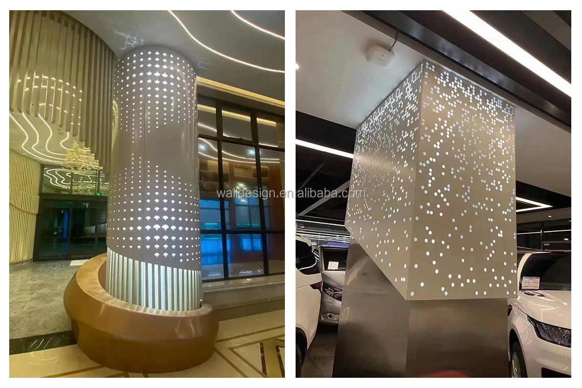 Decorative Exterior Wall Cladding - Perforated Panels