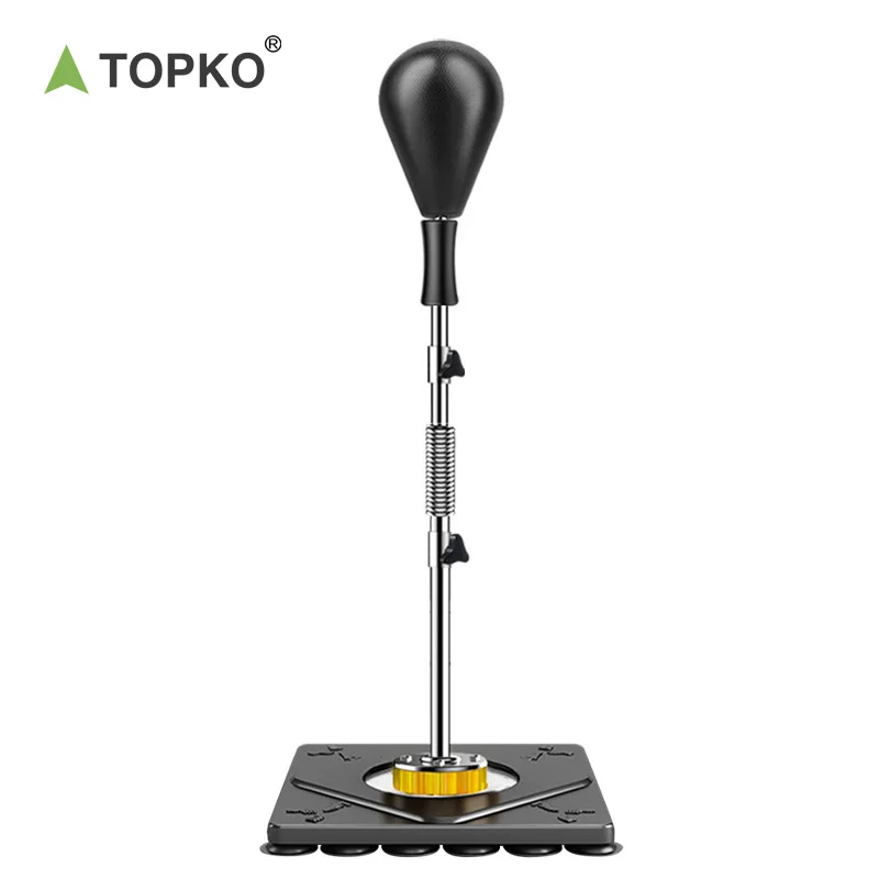 TOPKO Portable Boxing Speed Trainer - Adjustable Height Punching Bag