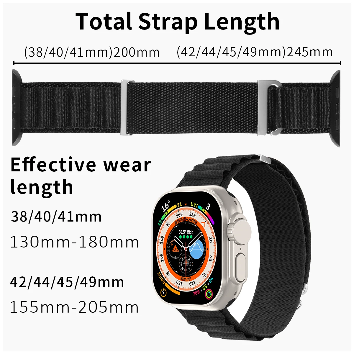 Wholesale Alpine Loop Watch Strap Series Ultra 8 7 Se 49mm 45mm 41mm ...