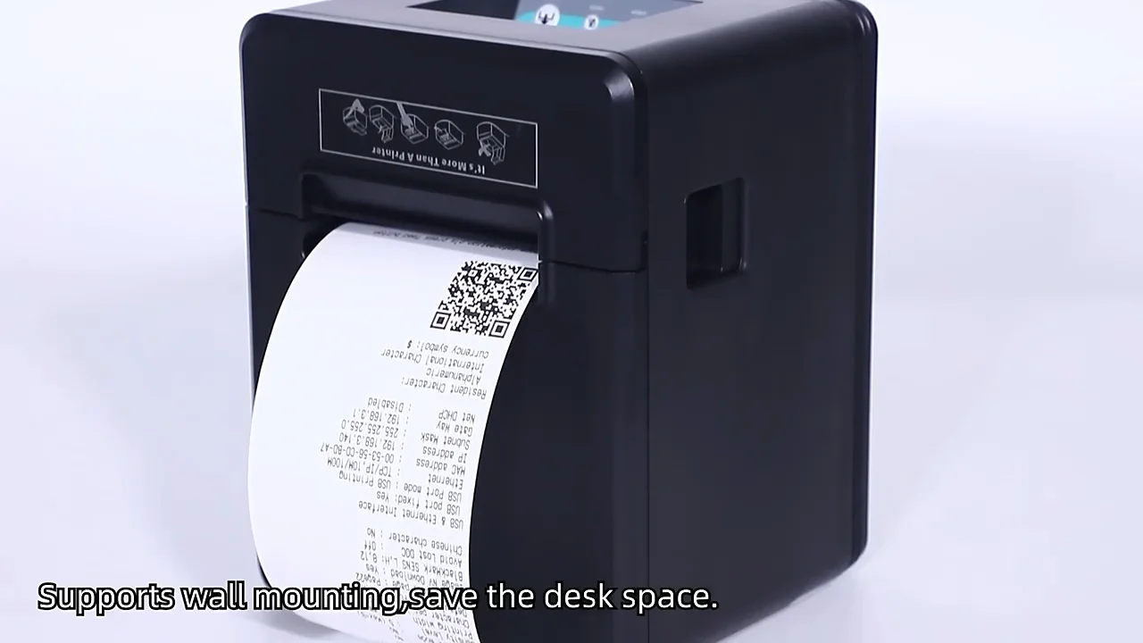 Cheap Usb Restaurant Thermal Receipt Printer 80x80 Mm Paper Inkless ...