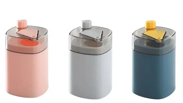 Automatic Pop-up Round Toothpick Dispenser Plastic Holder For Kitchen ...