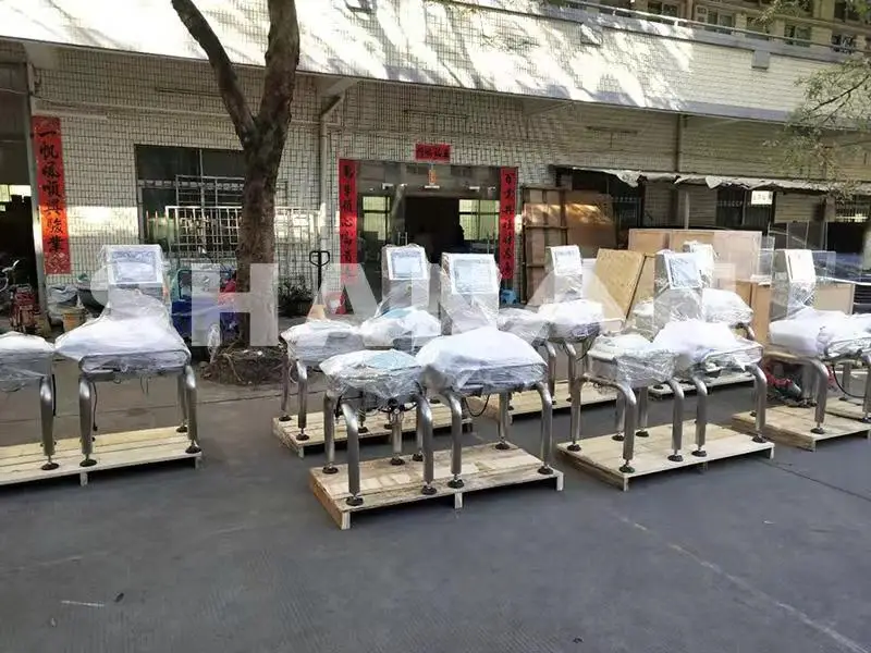 Automatic Check Weigher Scale Belt With Pusher Rejector For Food ...