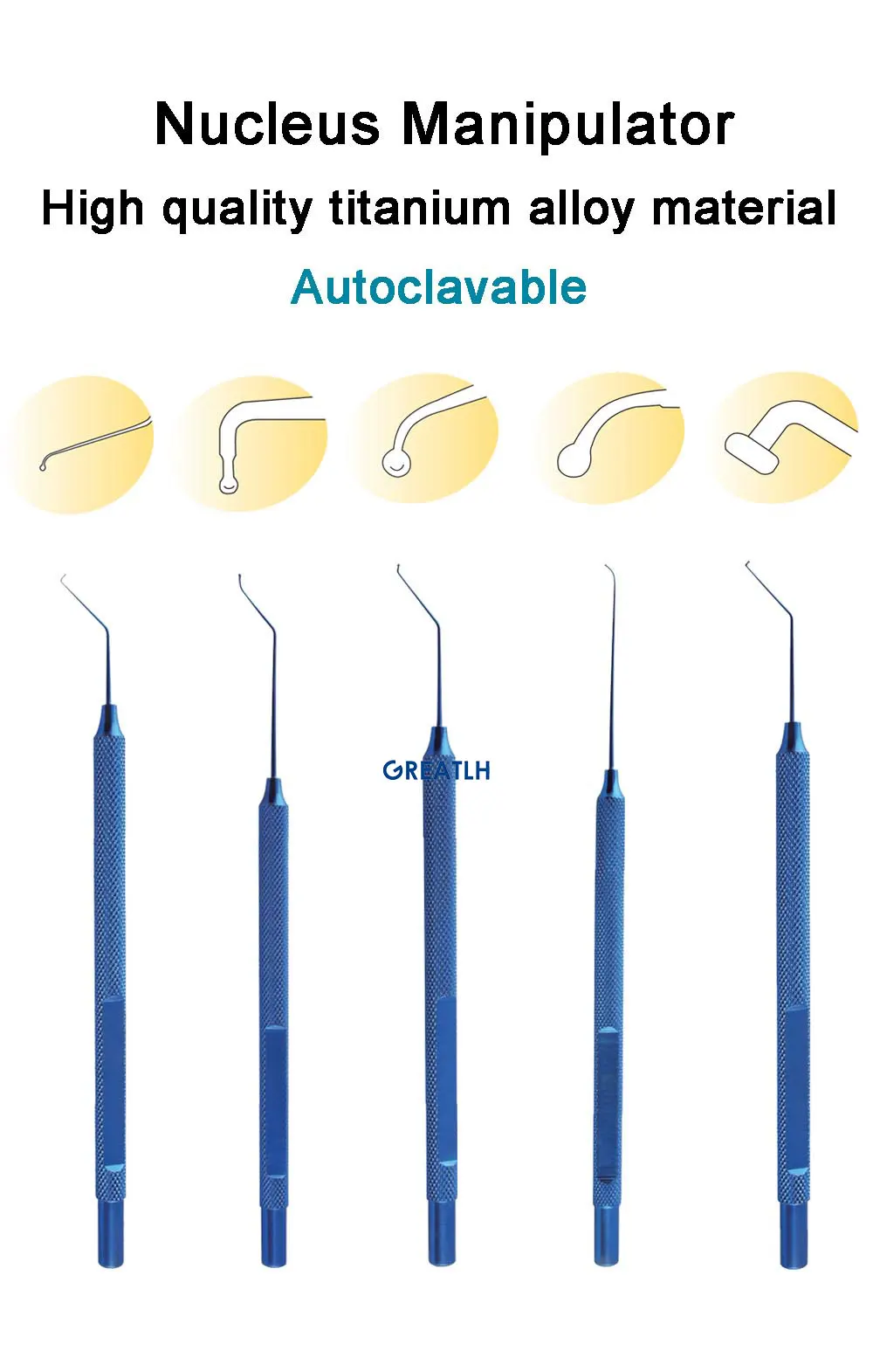 Ophthalmic Surgical Instrument Manipulator Eye Probes Ophthalmic Hooks - Buy Titanium Eye ...