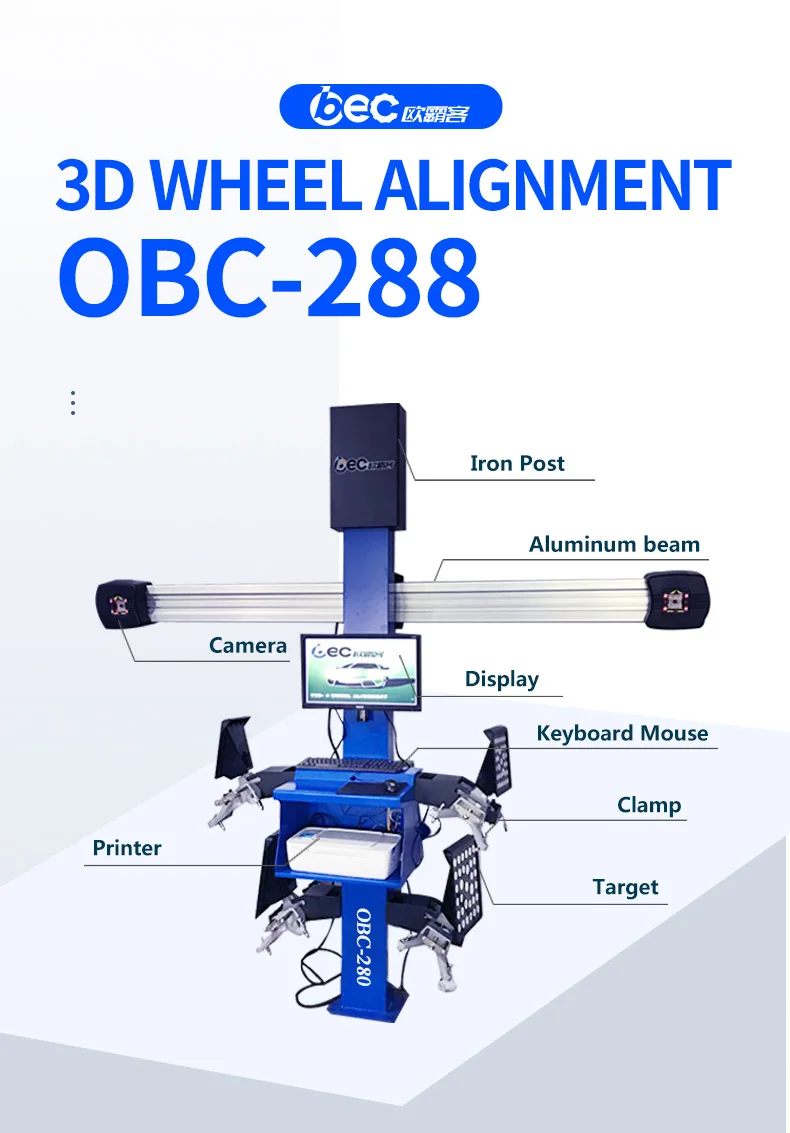 Launch Auto-Tracking Camera System Ce Equipment 3d Wheel Car Alignment ...