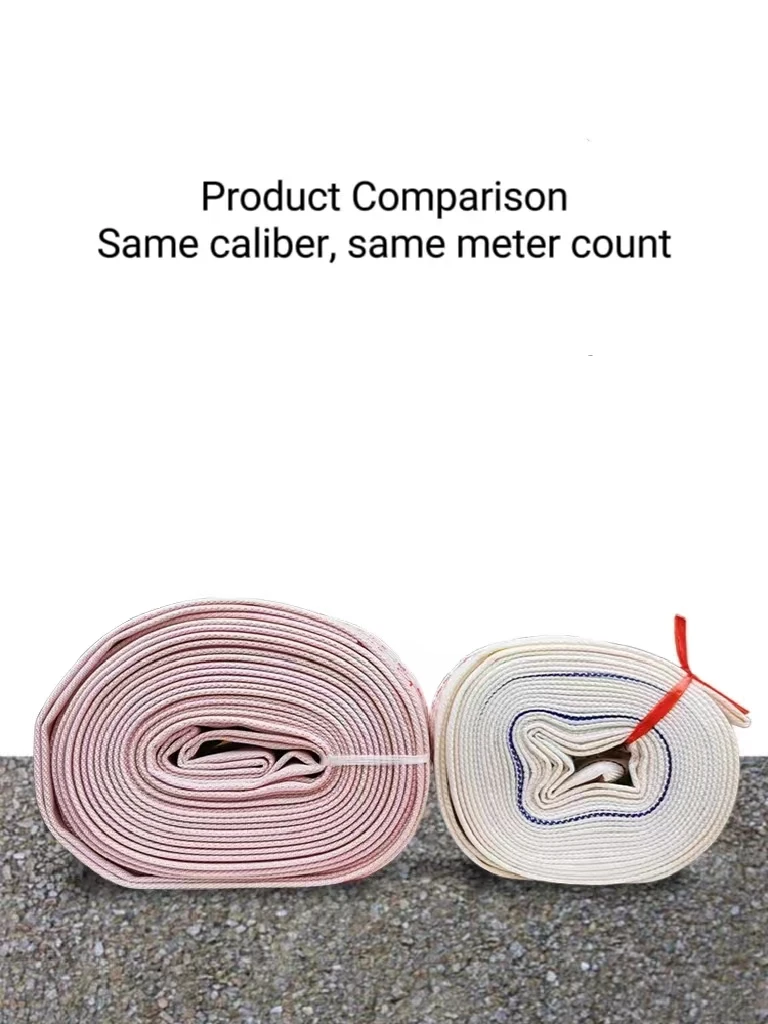 Heavy Duty Fire Hydrant Fabric Roll Lay Flat Garden Water Hose Pipe 30m ...