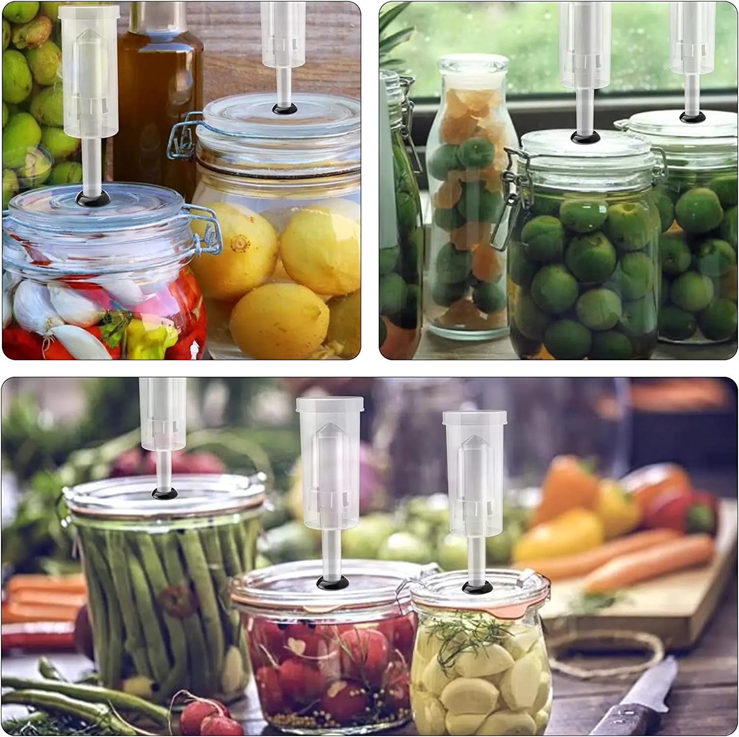 3-piece Airlock Fermentation Kit for Homebrewing Success