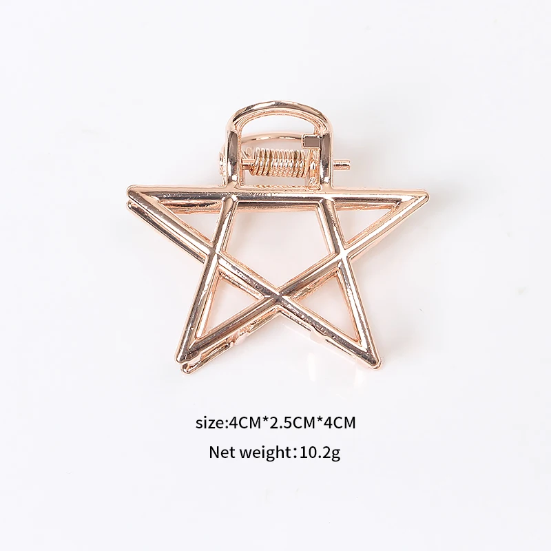 Small Hair Claw Stylish Alloy Hair Accessory For Secure Ponytails And ...