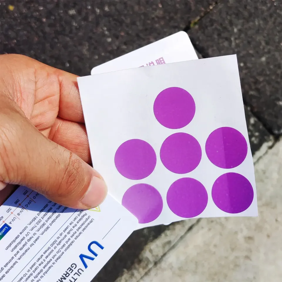 Uv Detection Stickers For Sunscreen Reusable Sunscreen Reminder ...