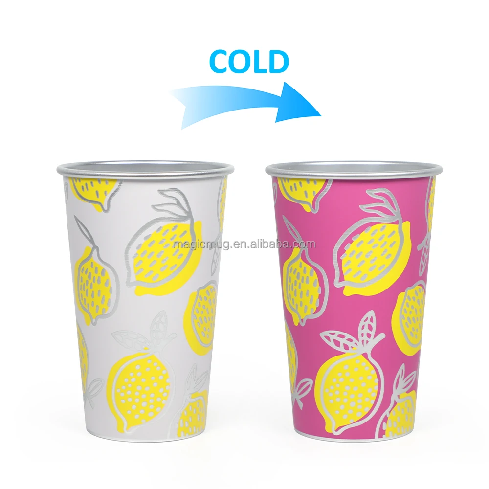 Magic Beer Coffee Ice Cold Printed Sample Custom Color Metal Aluminium ...